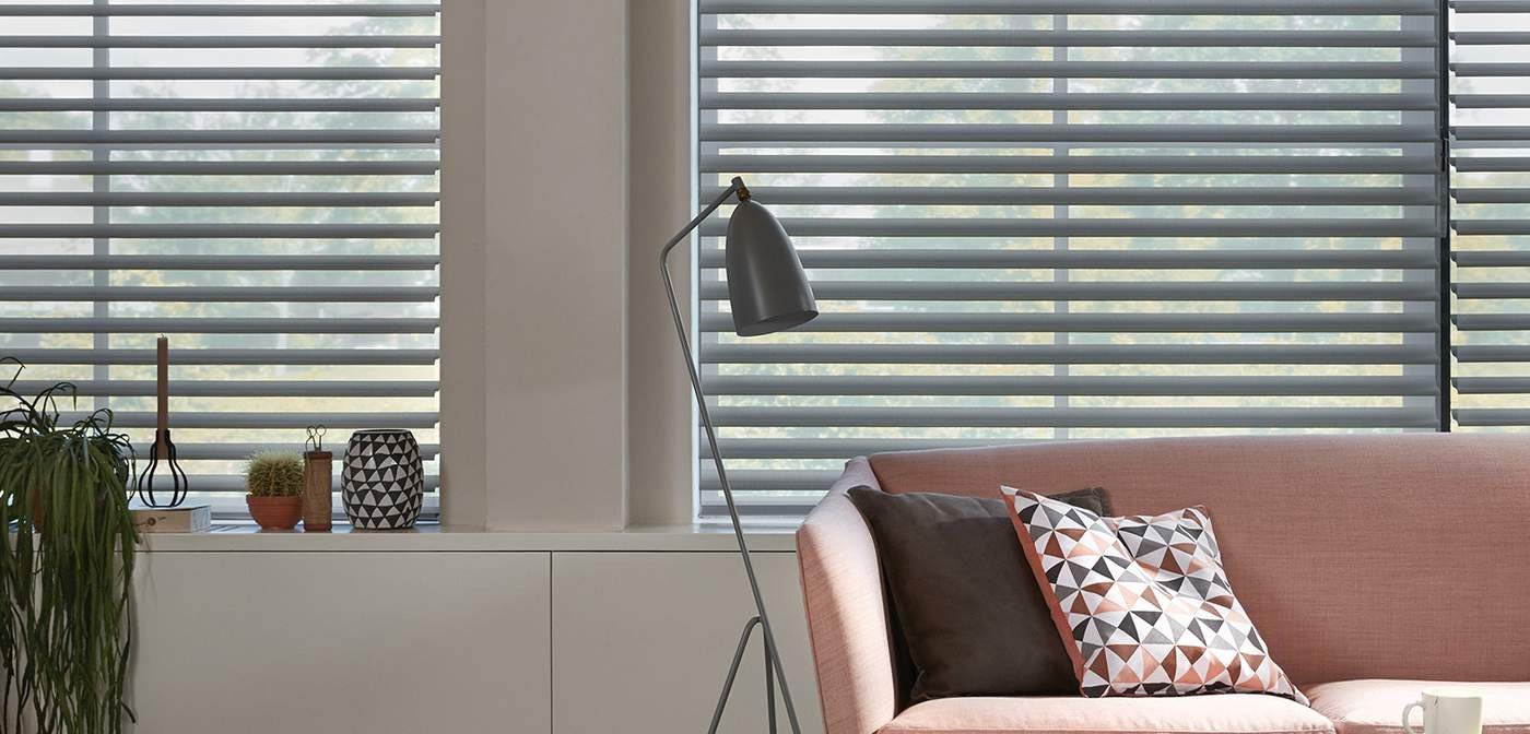 Luxaflex Silhouette Shades, Canary Wharf | The Shade Studio